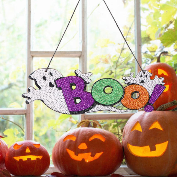 Boo! Halloween Wall Hanging | Diamond Art Canada – DiamondArt.ca