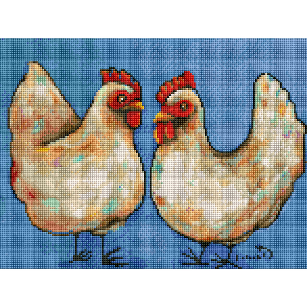 Chickens by Karrie Evenson | Diamond Art Canada – DiamondArt.ca